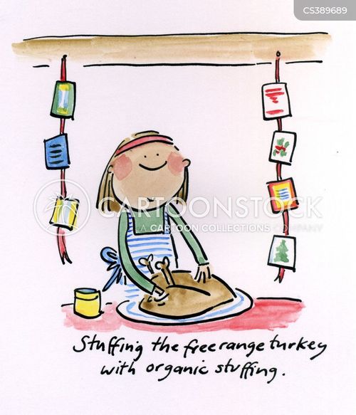 Stuffed Turkey Cartoons and Comics - funny pictures from CartoonStock