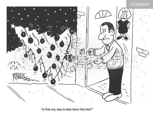 Holiday Decorations Cartoons and Comics - funny pictures from CartoonStock