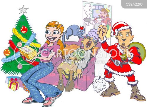 Bad Santa Cartoons and Comics - funny pictures from CartoonStock