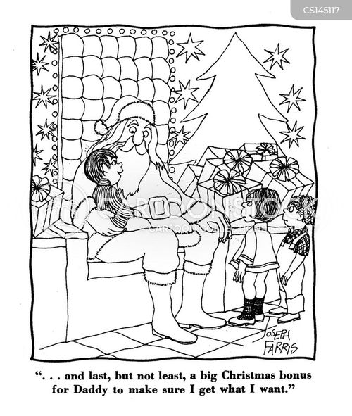 Christmas Bonus Cartoons and Comics - funny pictures from CartoonStock