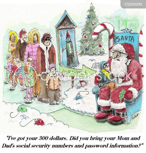 Meet Santa Cartoons and Comics - funny pictures from CartoonStock