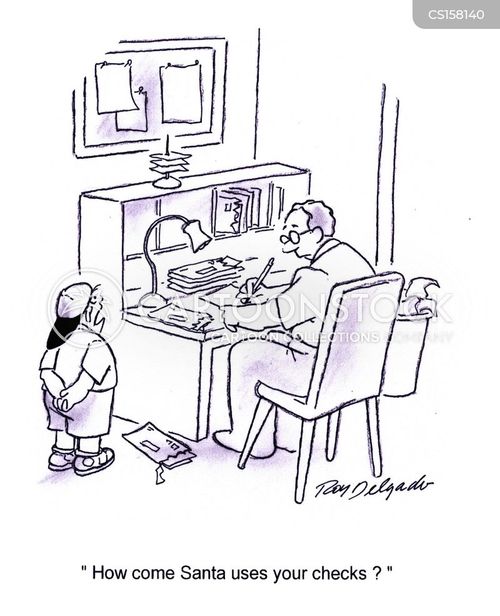 Chequebook Cartoons and Comics - funny pictures from CartoonStock