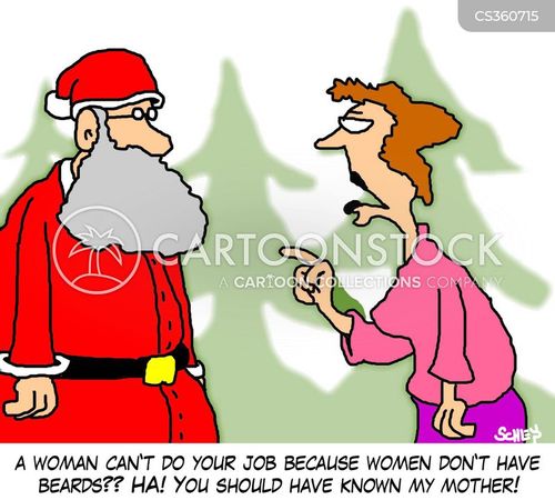 Bearded Woman Cartoons and Comics - funny pictures from CartoonStock