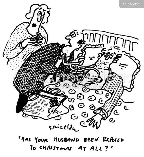 Christmas Stress Cartoons and Comics - funny pictures from CartoonStock