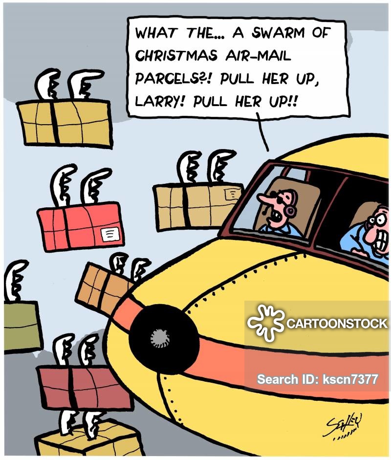 Air Mail Cartoons and Comics - funny pictures from CartoonStock