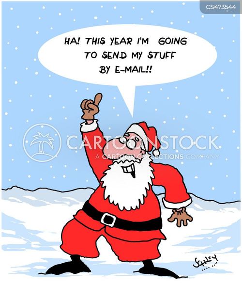 Christmas Logistics Cartoons and Comics - funny pictures from CartoonStock