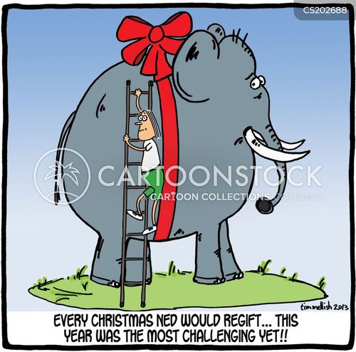 Regifting Cartoons and Comics - funny pictures from CartoonStock