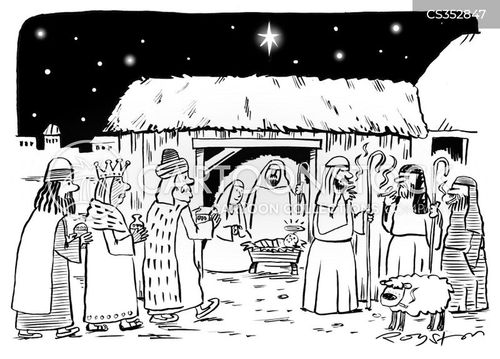 Nativity Play Cartoons and Comics - funny pictures from CartoonStock