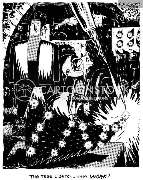 Tree Lights Cartoons and Comics - funny pictures from CartoonStock