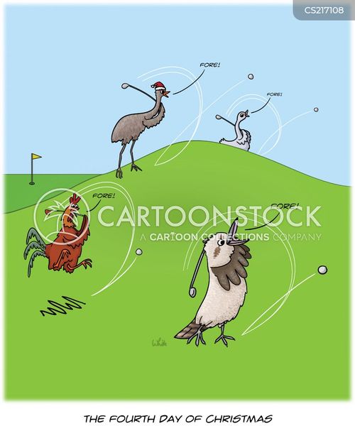 Calling Bird Cartoons and Comics - funny pictures from CartoonStock