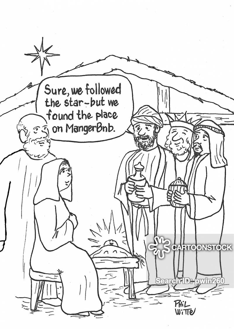 Star Of Bethlehem Cartoons and Comics - funny pictures from CartoonStock