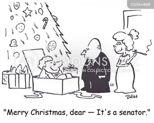 Political Christmas Cartoons and Comics - funny pictures from CartoonStock