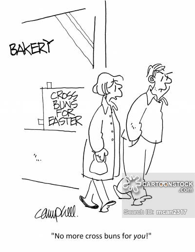 Hot Cross Buns Cartoons and Comics - funny pictures from CartoonStock