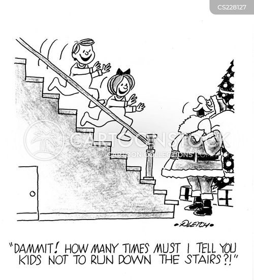 Falling Stairs Cartoons and Comics - funny pictures from CartoonStock