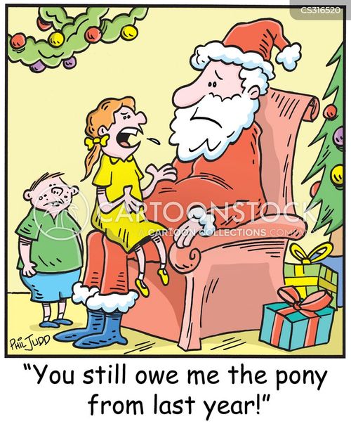 Present List Cartoons and Comics - funny pictures from CartoonStock
