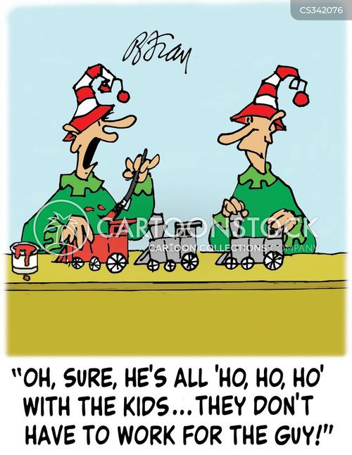 Elves At Work Cartoons and Comics - funny pictures from CartoonStock