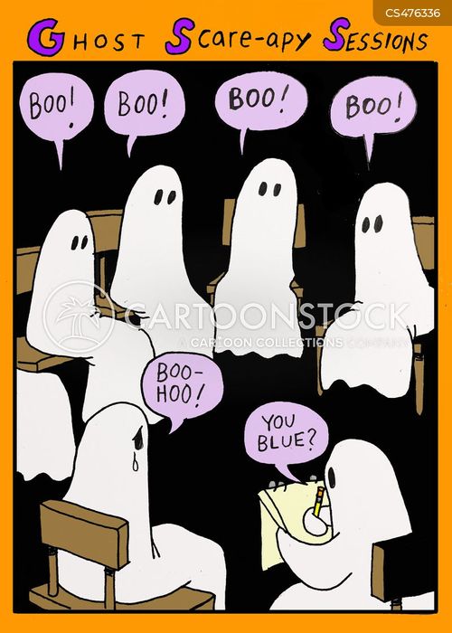 Ghost Hunting Shows Cartoons and Comics - funny pictures from CartoonStock