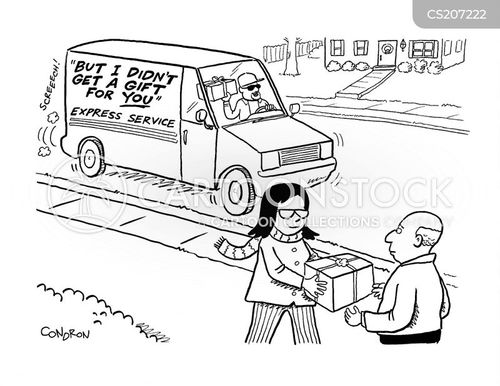 Delivery Service Cartoons and Comics - funny pictures from CartoonStock