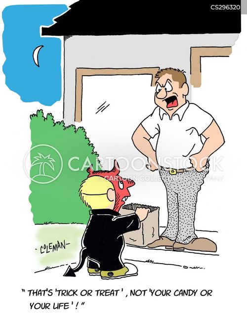 Trick-or-treat Safety Cartoons and Comics - funny pictures from ...