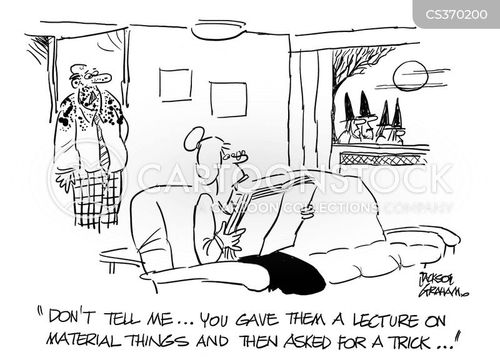 Material Things Cartoons and Comics - funny pictures from CartoonStock