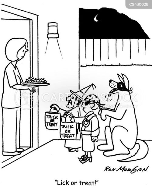 Trick Or Treaters Cartoons and Comics - funny pictures from CartoonStock