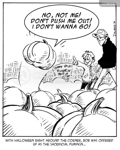 Pumpkin Patch Cartoons and Comics - funny pictures from CartoonStock
