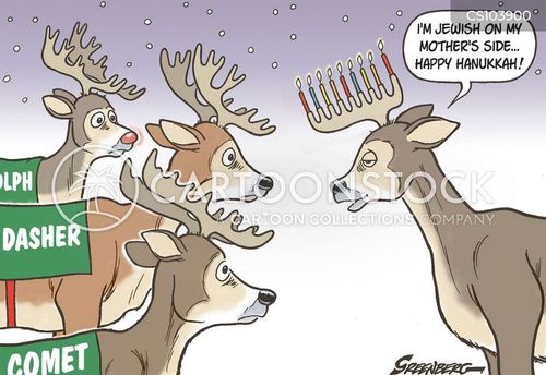 Chanukkah Cartoons and Comics - funny pictures from CartoonStock