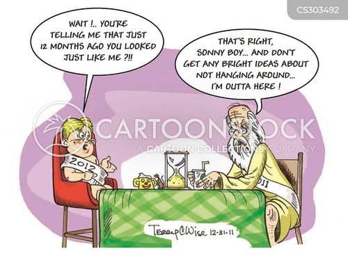 1st January Cartoons and Comics - funny pictures from CartoonStock
