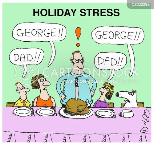 Holiday Stress Cartoons and Comics - funny pictures from CartoonStock