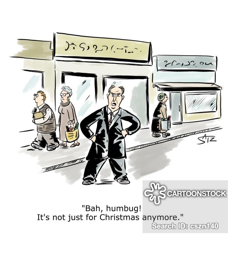 Bah Humbug Cartoons and Comics - funny pictures from CartoonStock