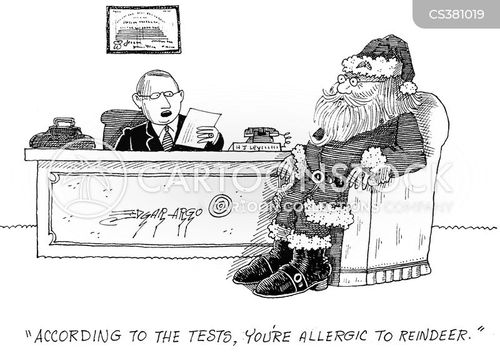 Allergy Tests Cartoons and Comics - funny pictures from CartoonStock
