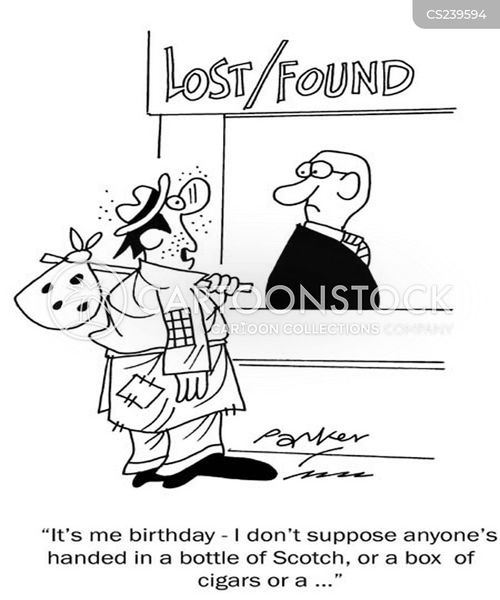 Lost Items Cartoons and Comics - funny pictures from CartoonStock