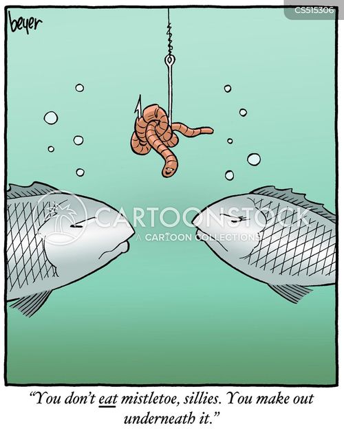 Mistletoe Cartoons and Comics - funny pictures from CartoonStock