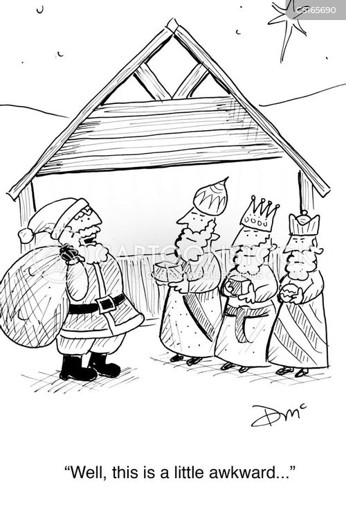 Funny Three Wise Men Cartoon