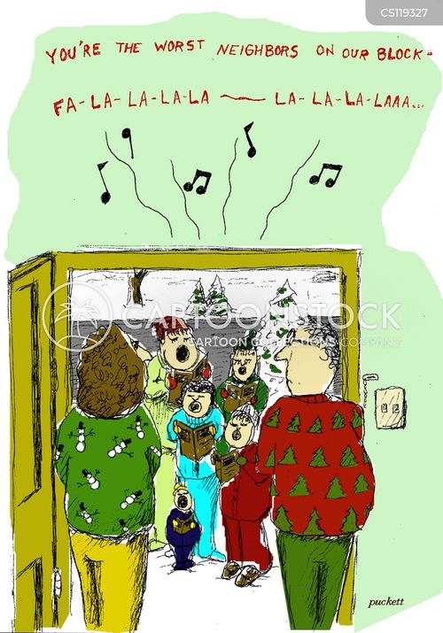 Singing Carols Cartoons and Comics - funny pictures from CartoonStock