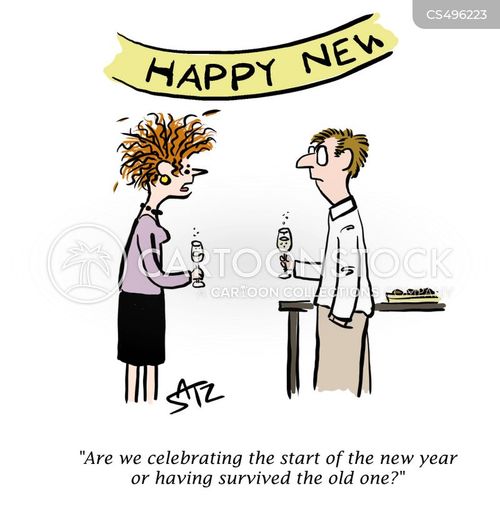 New Year Eve Cartoons and Comics - funny pictures from CartoonStock