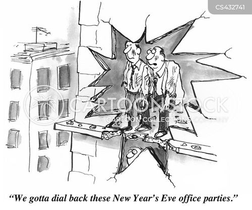 New Years Party Cartoons and Comics - funny pictures from CartoonStock