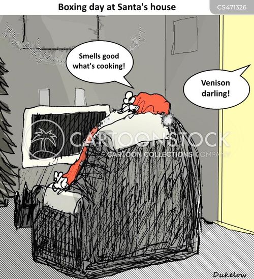 Christmas Lunch Cartoons and Comics - funny pictures from CartoonStock