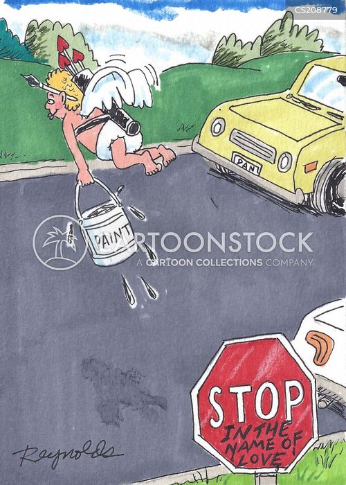 Funny Stop Sign Cartoon