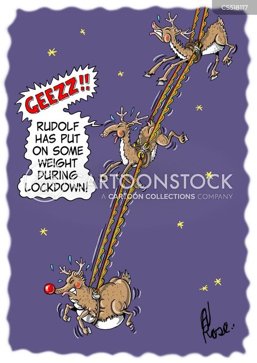 Fat Santa Cartoons and Comics - funny pictures from CartoonStock