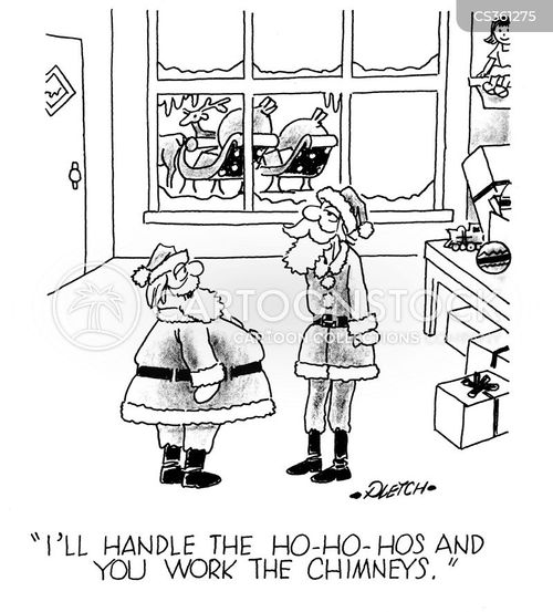 Ho Ho Ho Cartoons and Comics - funny pictures from CartoonStock