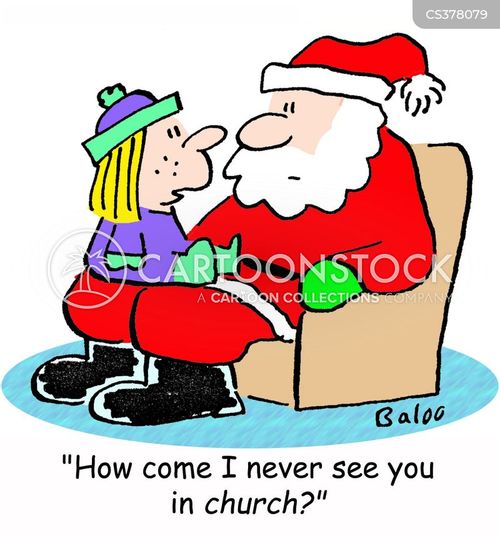 Santa's Absence Cartoons and Comics - funny pictures from CartoonStock