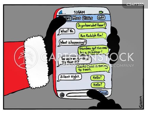 Mrs Santa Claus Cartoons and Comics - funny pictures from CartoonStock