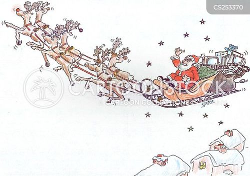 Santa's Computer Cartoons and Comics - funny pictures from CartoonStock