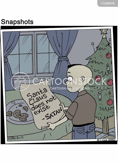Santa Claus Cartoons and Comics - funny pictures from CartoonStock