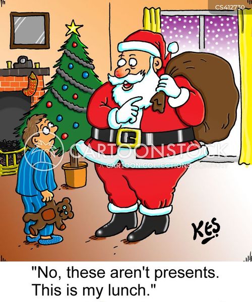 Festive Snacks Cartoons and Comics - funny pictures from CartoonStock