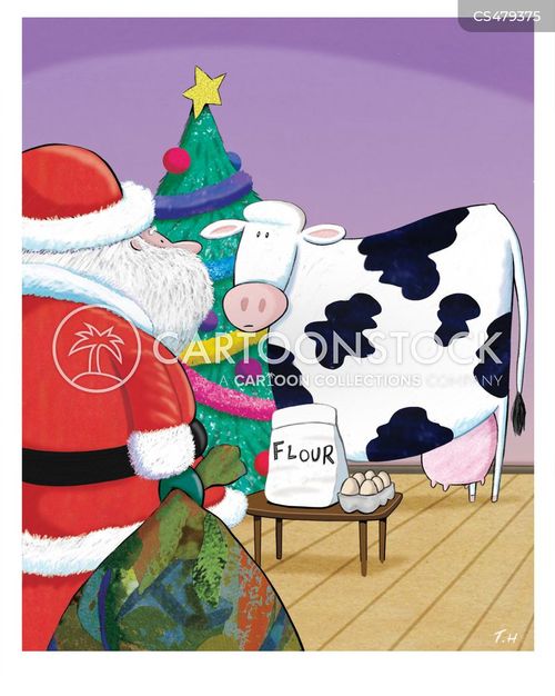 Christmas Baking Cartoons and Comics - funny pictures from CartoonStock