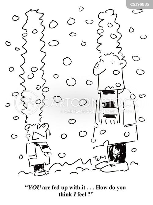 Snow Falling Cartoons and Comics - funny pictures from CartoonStock