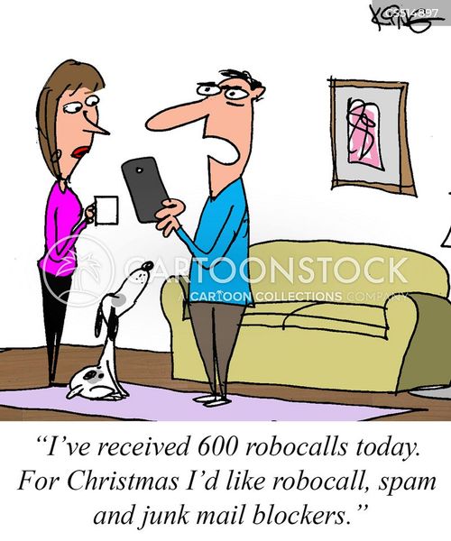 Robocalls Cartoons and Comics - funny pictures from CartoonStock