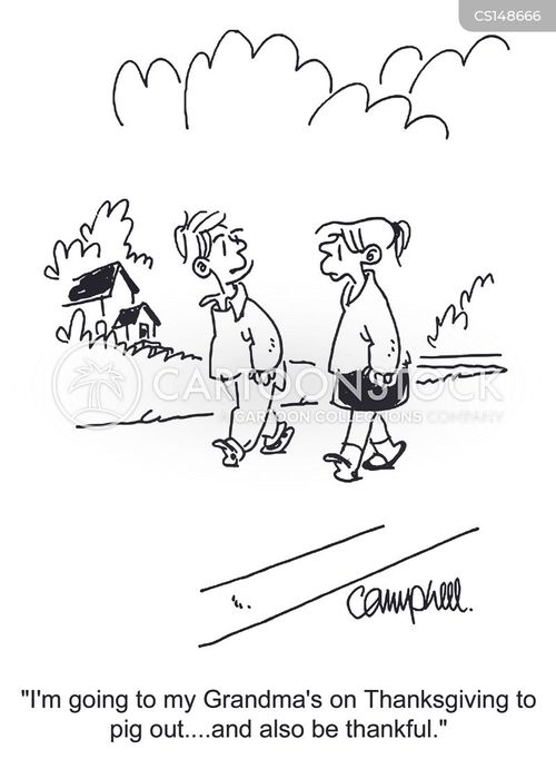 Thankfulness Cartoons and Comics - funny pictures from CartoonStock